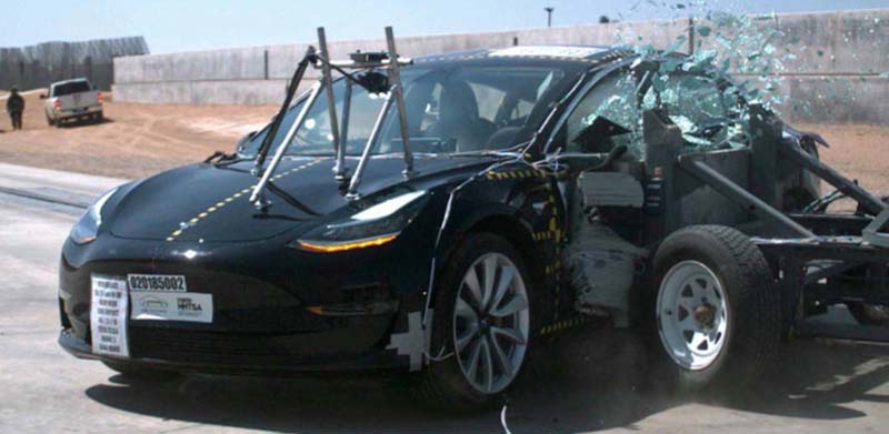 El Tesla Model 3 obtiene 5 estrellas en seguridad en todas las categorías