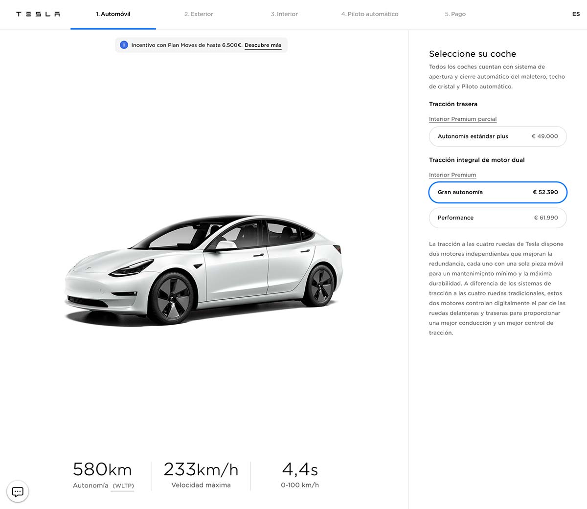 Gran bajada del precio del Tesla Model 3 en España, así quedan.