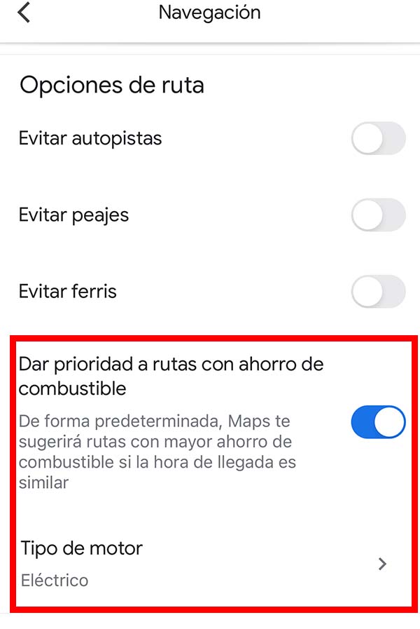 Configura Google Maps para que te lleve por la ruta más eficiente