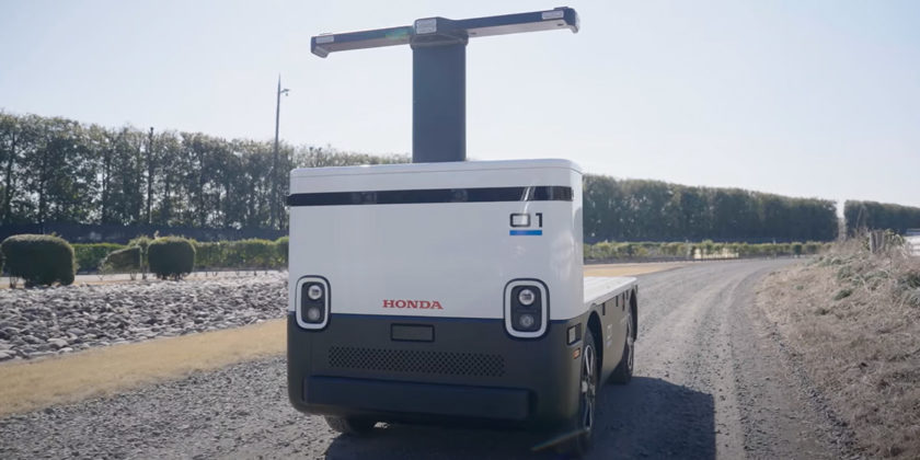 Honda presenta el AWV, un vehículo autónomo de trabajo