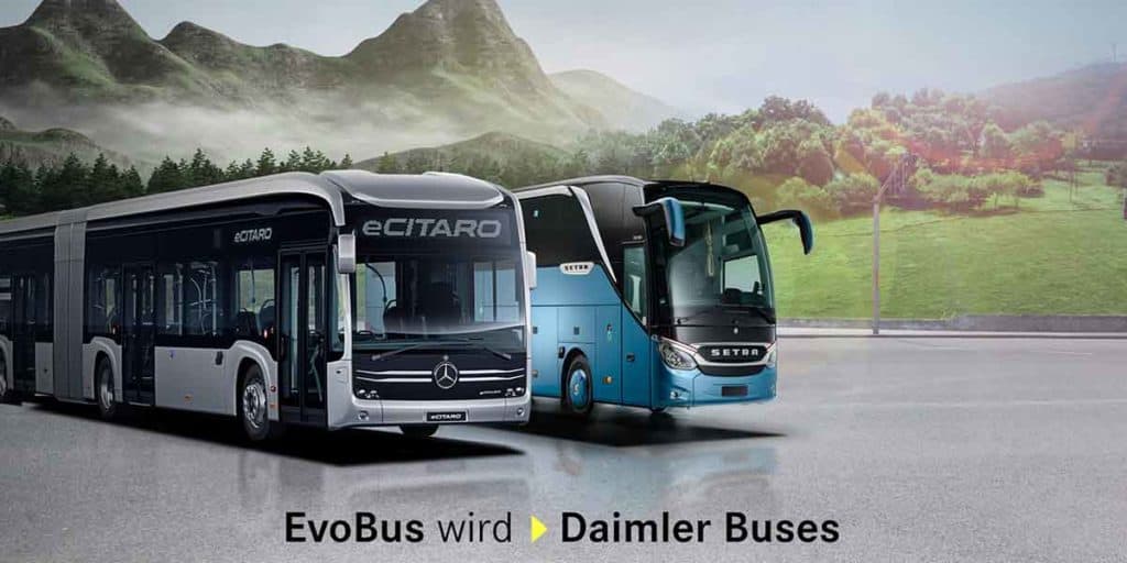 EvoBus se convierte en Daimler Buses