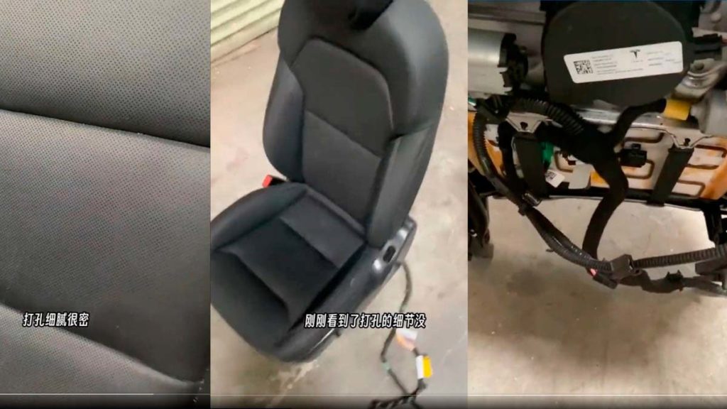 Se filtra el supuesto nuevo asiento del Model 3 Highland (vídeo)