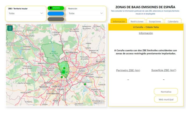 El Gobierno de España lanzará un mapa interactivo sobre las Zonas de ...