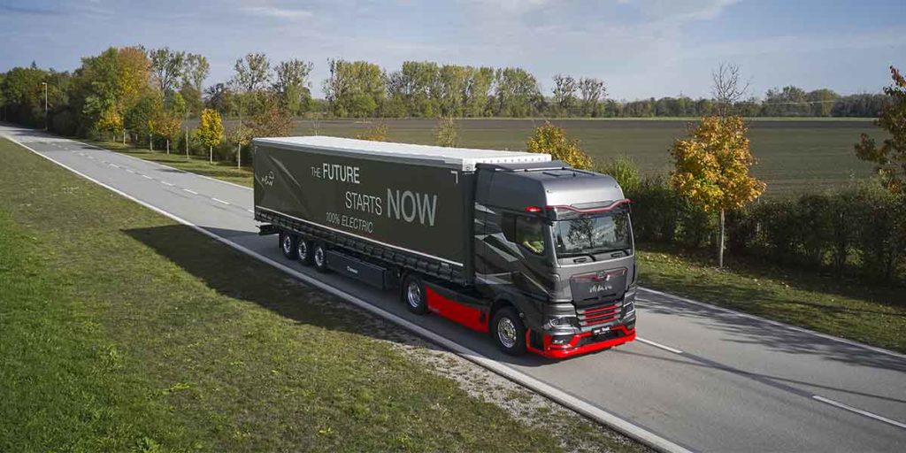 MAN lanza su camión eléctrico eTGX para largas distancias