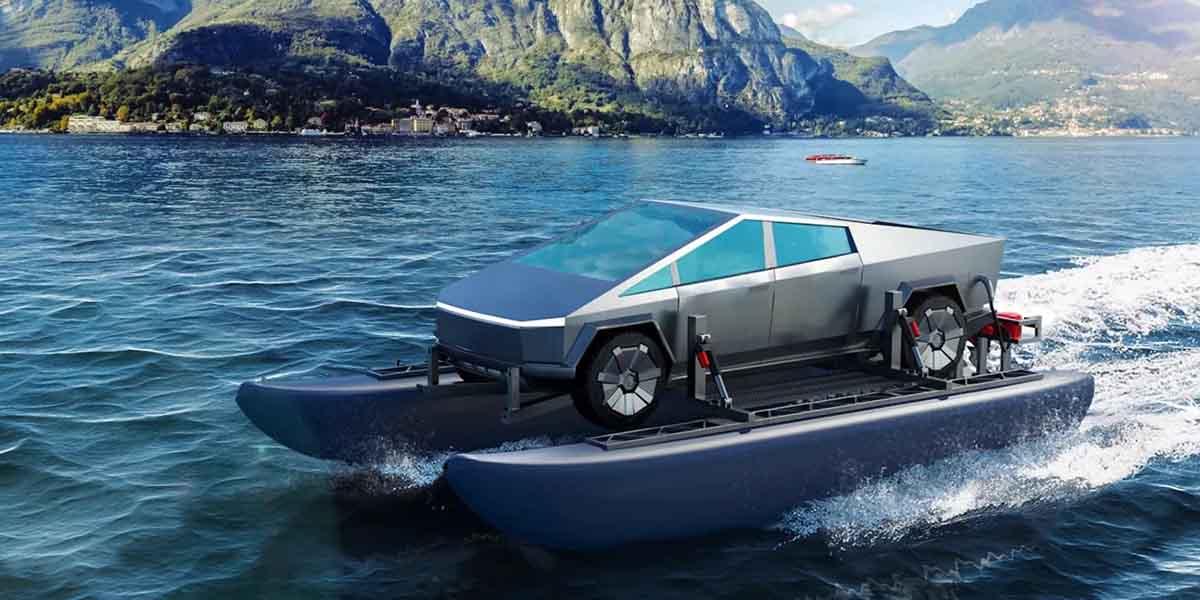 La Tesla Cybertruck podrá convertirse en barco