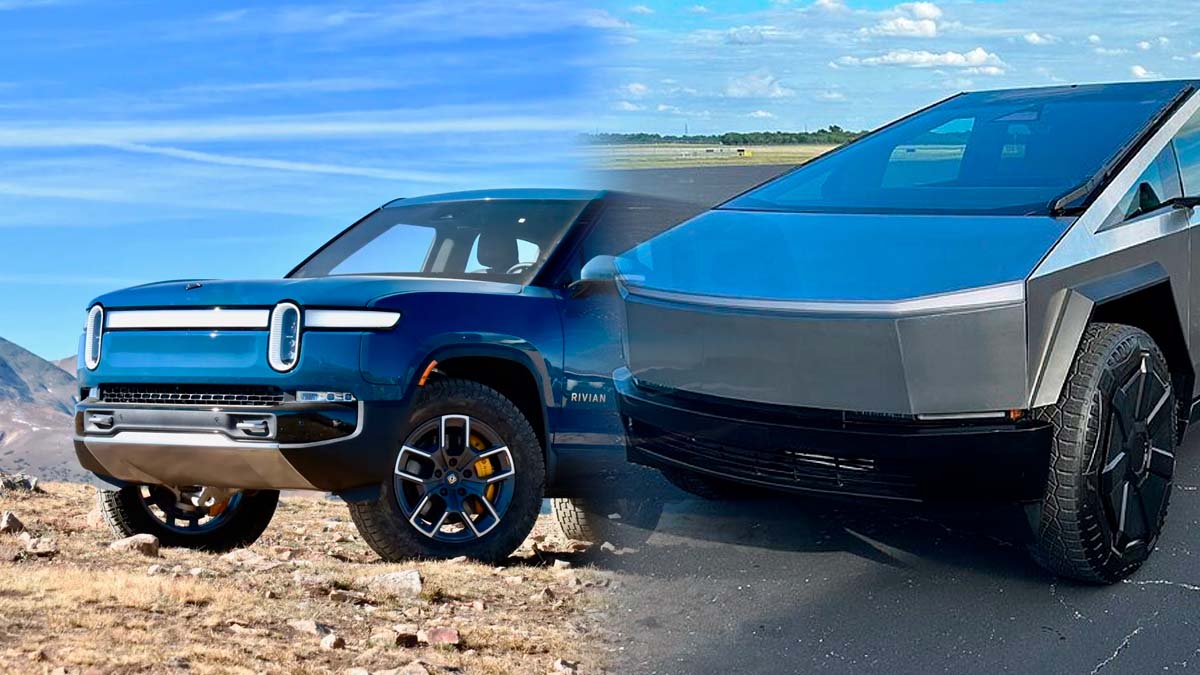 La Rivian R1T saca los colores a la Tesla Cybertruck, al menos según la EPA