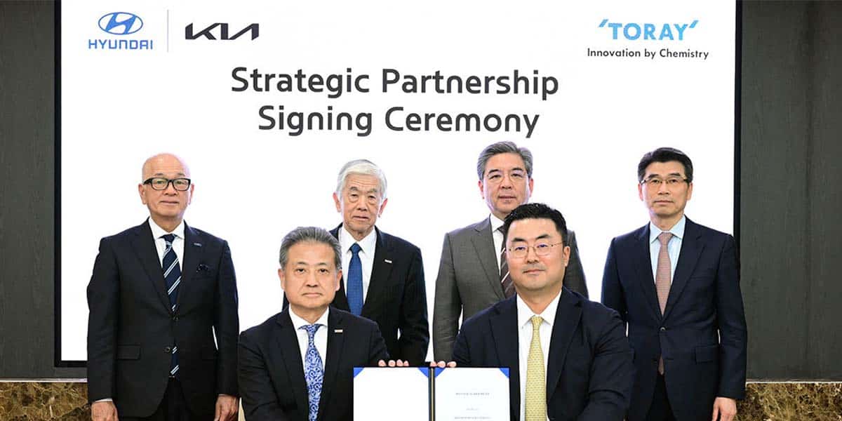 Hyundai Motor Group explora nuevos materiales junto a Toray Group