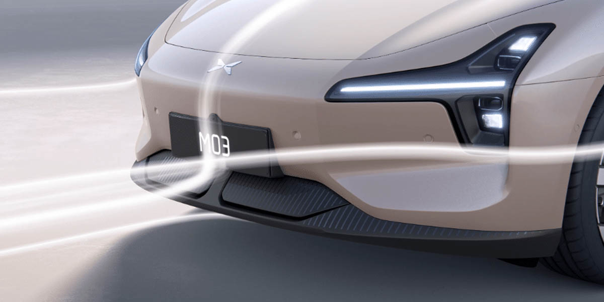 El Xpeng Mona M03 es el sedán eléctrico más aerodinámico producido en serie