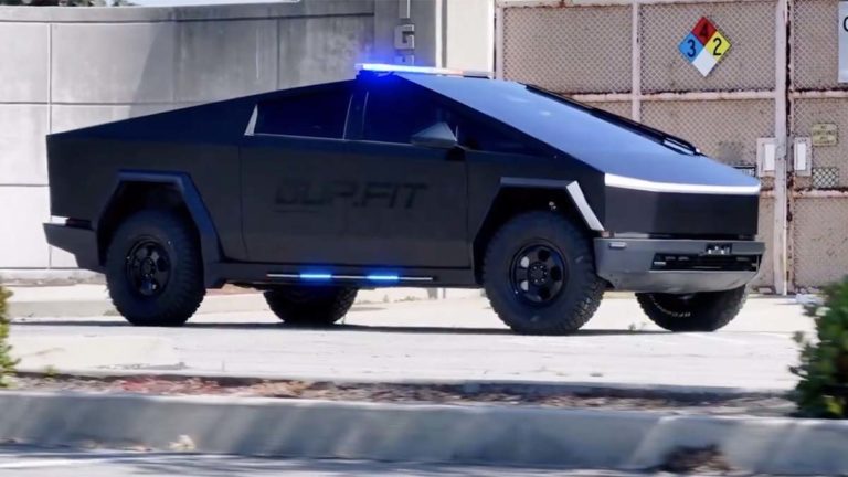 Así de espectacular es la Tesla Cybertruck para la policía