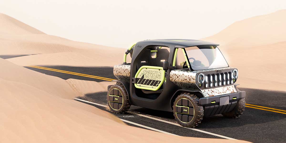 Jeep Dune, la última creación del diseñador francés Emmanual Klissarov