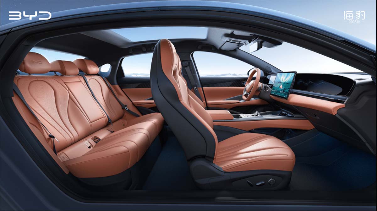 Así es el nuevo interior del BYD Seal 2025