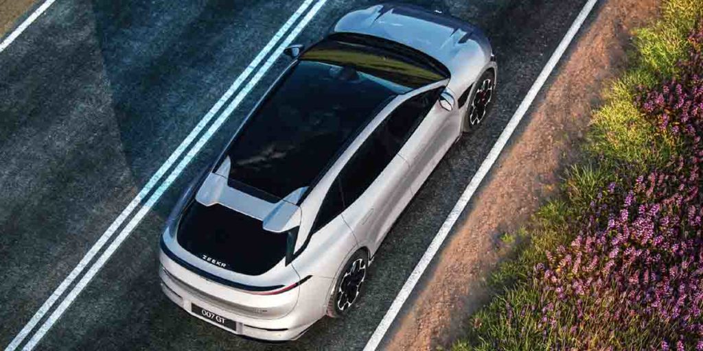 Nuevas imágenes oficiales del Zeekr 7 GT con destino Europa
