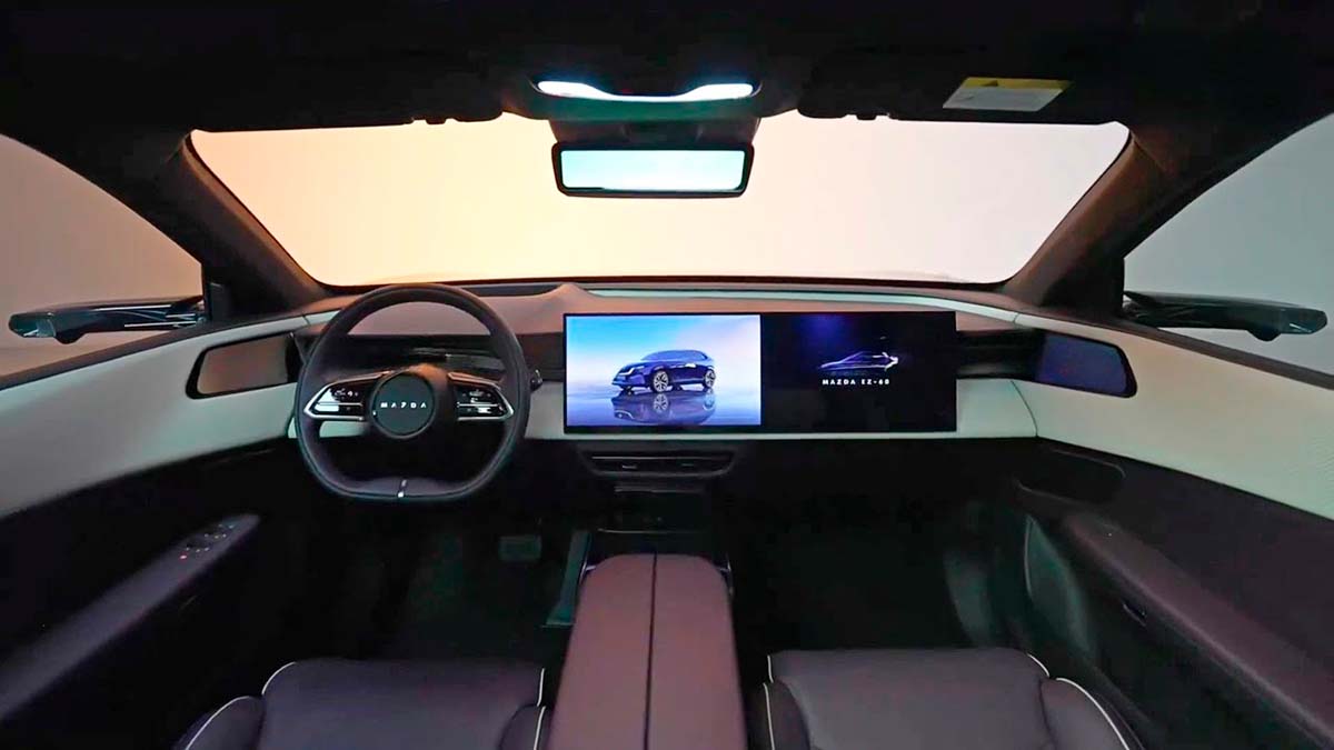 Mazda EZ60, así es el interior de este interesante SUV eléctrico