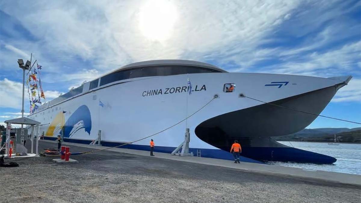 Este es el barco eléctrico más grande del mundo con 40 MWh de batería