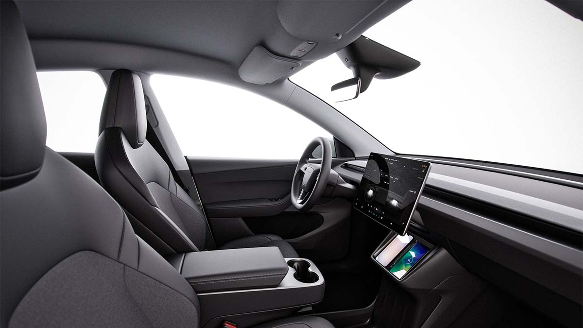 Te explicamos porque el Tesla Model Y Standard lleva tapizado el ...
